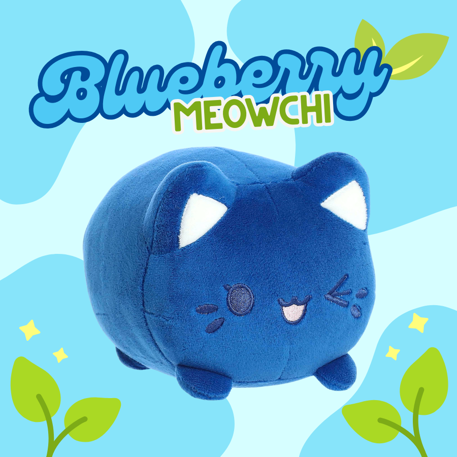 Blueberry Meowchi 7" – Tasty Peach Studios