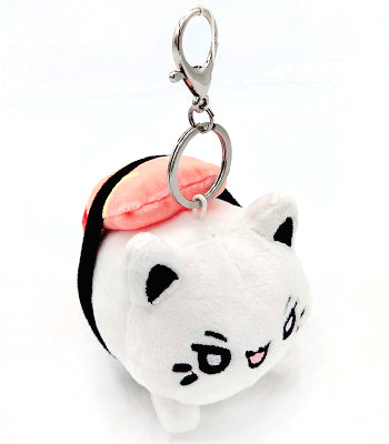 Salmon Sushi Mini Meowchi Keychain Plush – Tasty Peach Studios